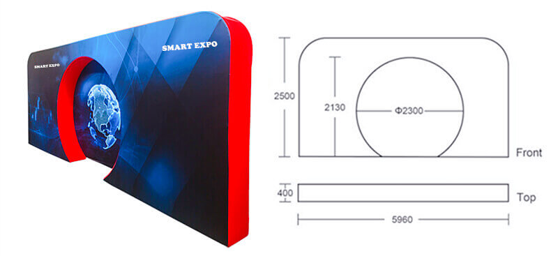 Concave Display E03G15 - Buy Expo Banner, Fabric Wall Display, 3D ...