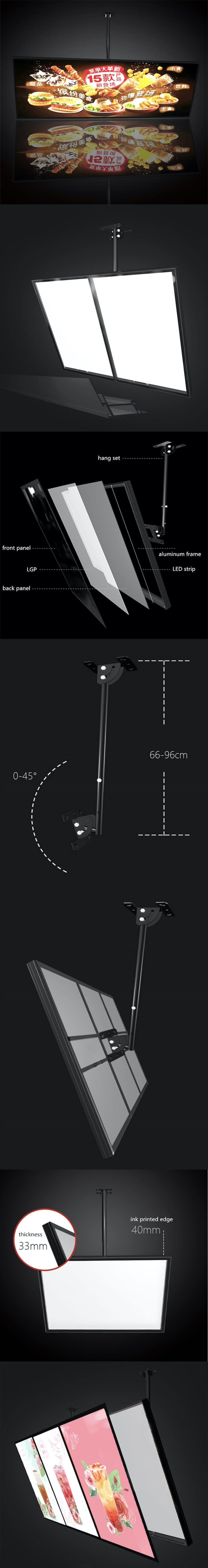 Restaurant Menu Board E04I - Buy LED Display Board, Restaurant Light ...
