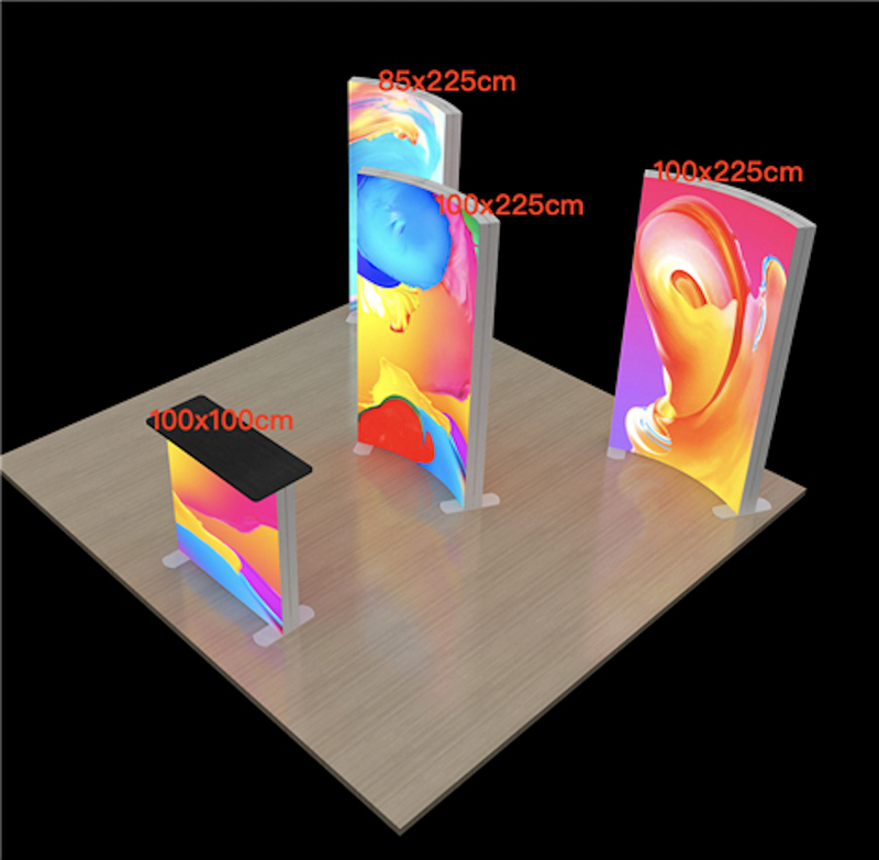 Light Box Display E01D8 - Buy Backlit Display, Trade Show Display ...