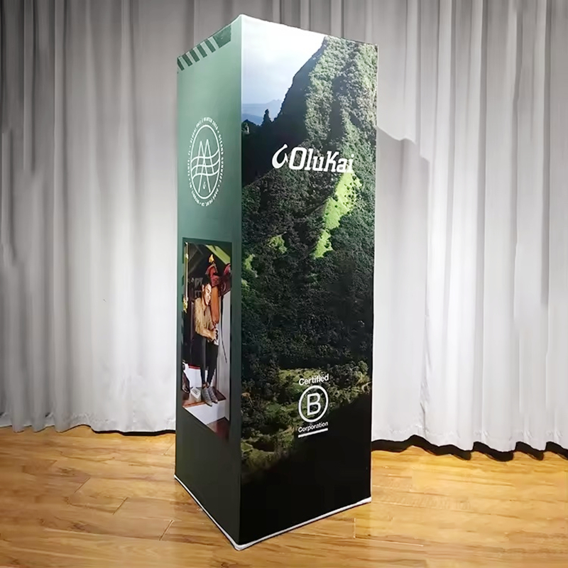 Square Column Display E03G7 - Buy 3D Column Stand, Tension Fabric Tower ...